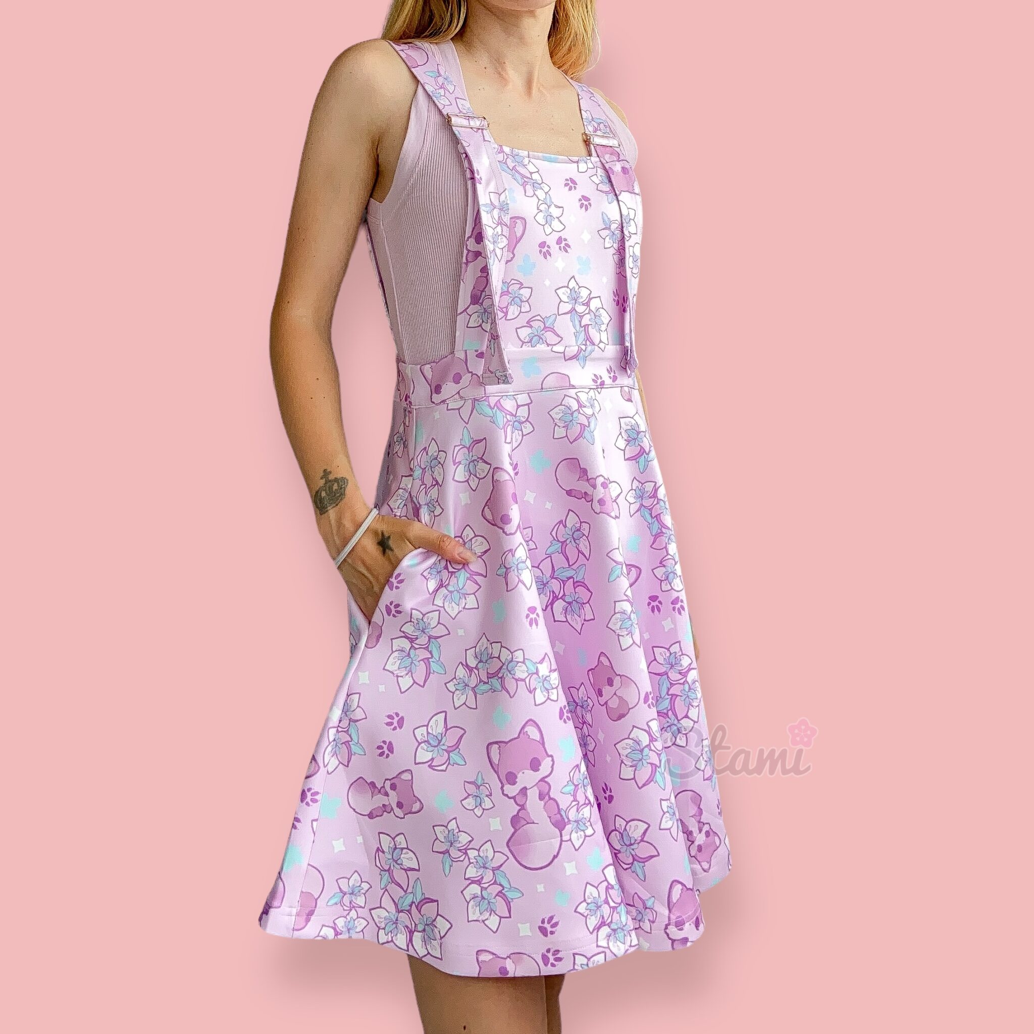 Hellabores Vulpine Overall Dress - Stami Studios